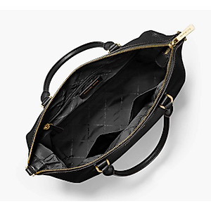 Michael Michael Kors Lenox Large Pebbled Leather Shoulder Bag - Black