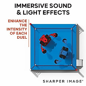 Sharper Image® Robot Combat Set, 2-Player Remote Control RC Battle Robots for Kids & Family, LED Lights & Sound Effects, Wireless Infrared Technology, Fun Electronic Fighting Game