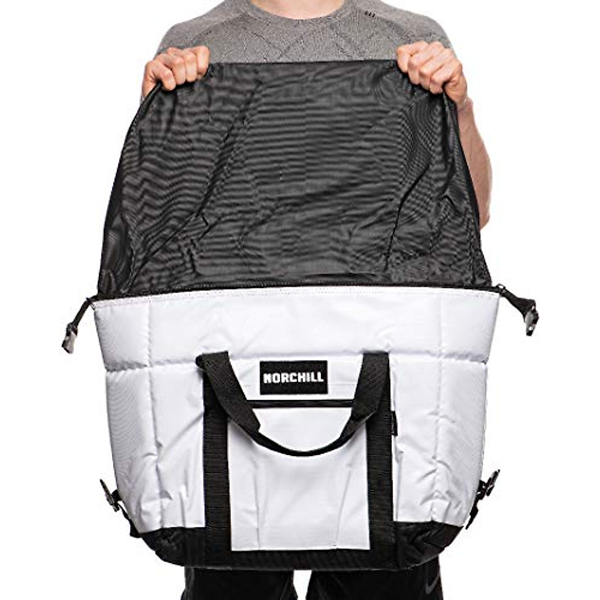 NorChill Soft Coolers 12 Can Insulated Marine Boatbag Soft Sided Cooler, White