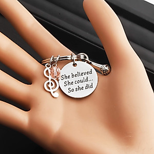 TIIMG Vocalist Gift Singer Gift Music Student Gift She Believed She Could So She Did (She Believed Singing)