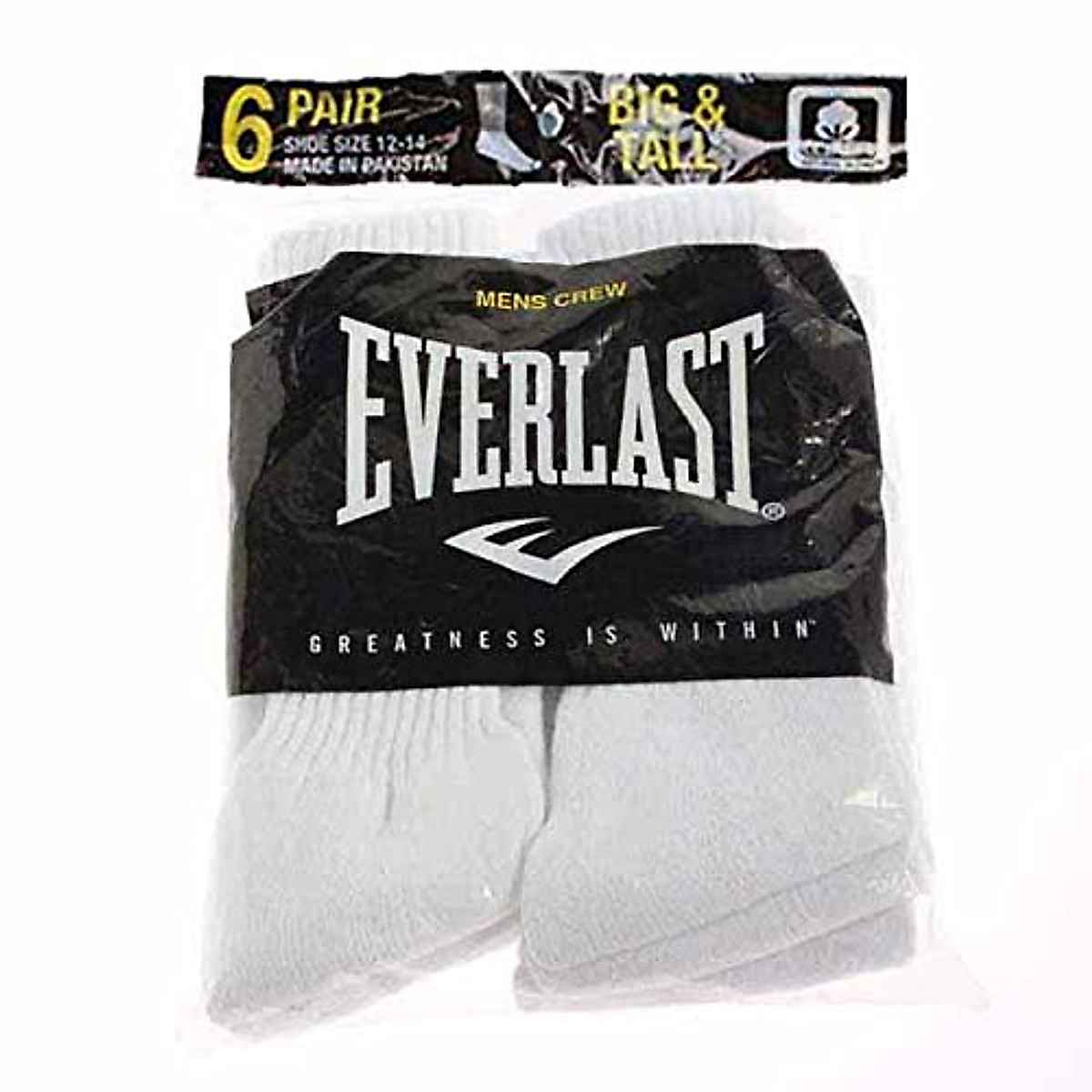 Everlast Crew Socks, White