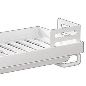 MagiDeal Bathroom Standing Rack, Kitchen Sink Organizer Countertop, Removable 2 Tier Sink Organizer, under Sink Organizers and Storage, for Dish Soap, White