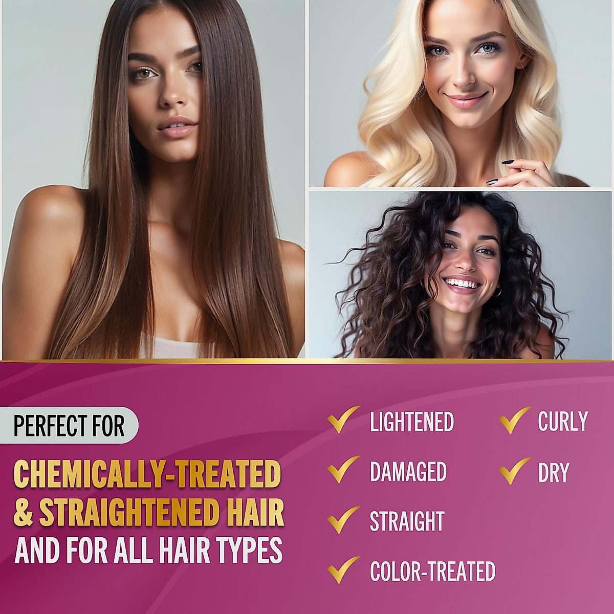 Jenoris Keratin Shampoo for Women, Moisturizing Shampoo for Keratin Treated Hair, With Natural Omega Oils, Salon Professional, Paraben & SLS Free, Smoothing Shampoo for Dry & Damaged Hair, 16.9 Fl Oz