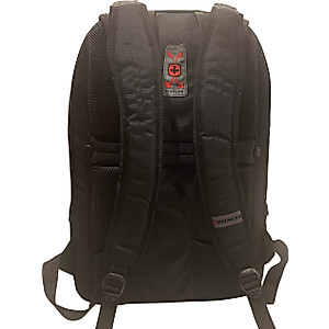 Wenger Tandem Backpack with 16 Laptop Pocket and Tablet Pocket, Black