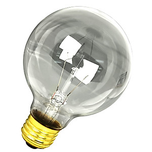 Feit 40G25/3 Long Life Vanity Globe Light Bulbs Clear