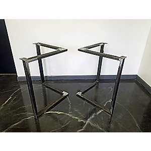 Metal Table Legs, Triangular Style - Any Size and Color