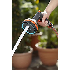 GARDENA 3817M-FP Frost Proof - Premium Metal Multi Sprayer (Five Spray Patterns) + Water Stop