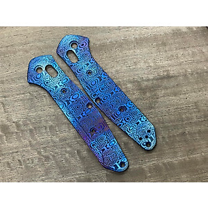 Dama LADDER Flamed Titanium Scales for Benchmade 940 Osborne