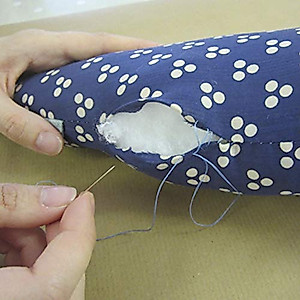 20 pcs. Large Eye Hand Sewing Needles - 1.5 inch Long in Needle Storage Tube with Needle Threader