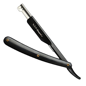 Adjustable Straight-Edge Barber Razor Salon Quality Cut Throat ShavettePerfect Straight Edge Razor Beard Kit,Durable Barber Razor Kit with 10 Double-Edge Straight Razor Blades,Straight Razor