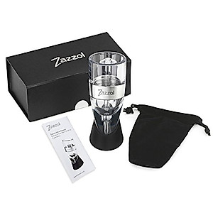 Zazzol Wine Aerator Decanter - Multi Stage Design with Gift Box - Recommended by Business Insider