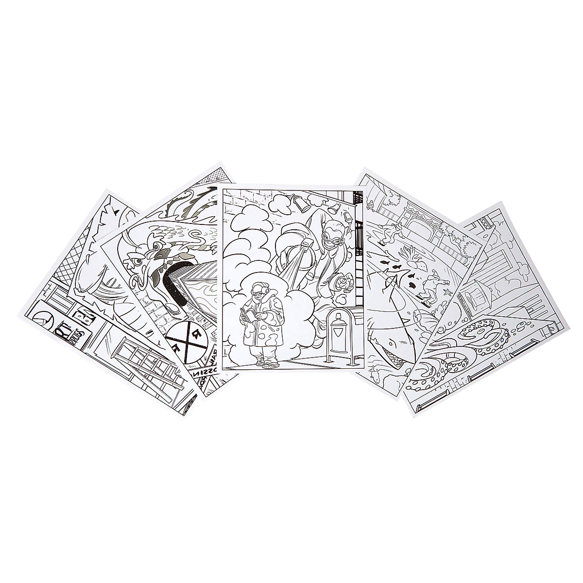 Crayola Art with Edge Coloring Book, Art in The Streets, 32pgs, Gift