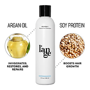 L'ANGE HAIR HEAVENLY Reparative Shampoo - Paraben Free & SLS Free Repairing and Moisturizing Shampoo for Women & Men, Natural Hydrating Shampoo with Aloe Vera, Chamomile, Coconut Oiil (8 Oz)