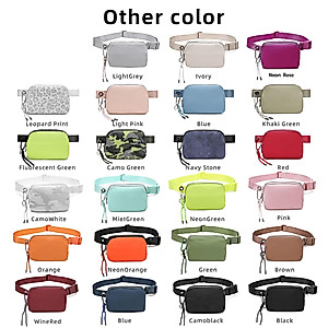 FODOKO Fanny Packs for Women Men, Fashionable Belt Bag Waist Pack for Women with Adjustable Strap, Bum Bag for Running Hiking Travel Workout (Ivory)