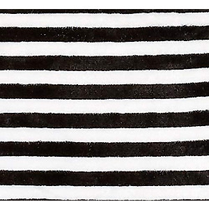 Baby Blanket (Black/White Stripes)