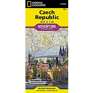 Czechia (Czech Republic) Map (National Geographic Adventure Map, 3322)