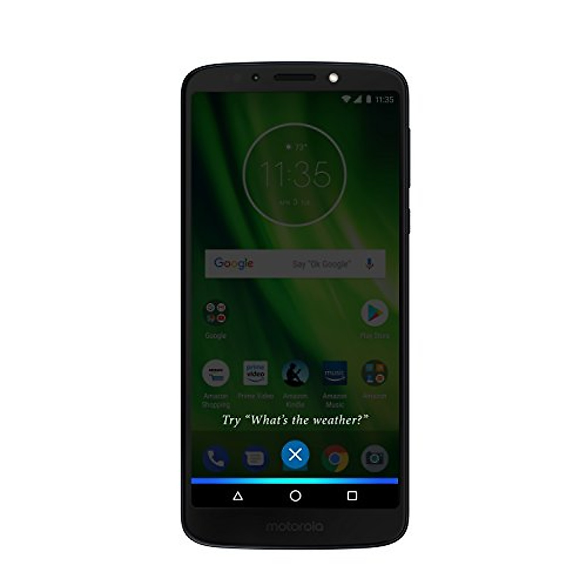 Moto G6 Play with Alexa Push-to-Talk – 32 GB – Unlocked (AT&T/Sprint/T-Mobile/Verizon) – Deep Indigo – Prime Exclusive Phone