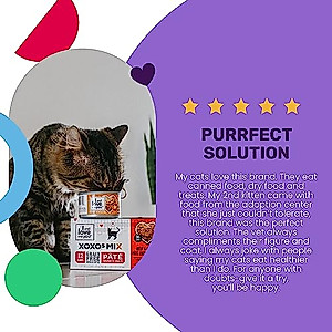 I AND LOVE AND YOU" XOXOs Canned Wet Cat Food, Whitefish and Tuna/Salmon and Tuna Pate, Grain Free, Real Meat, No Fillers, 3 oz Cans, Pack of 12 Cans