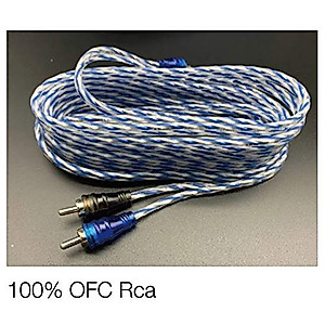 Blaupunkt AMK00 Car Audio Amplifier 0 Gauge Wiring Kit Blue