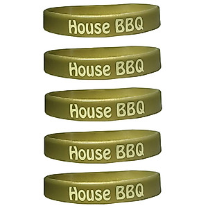House BBQ: 5 Pack: Squeeze Bottle Labels