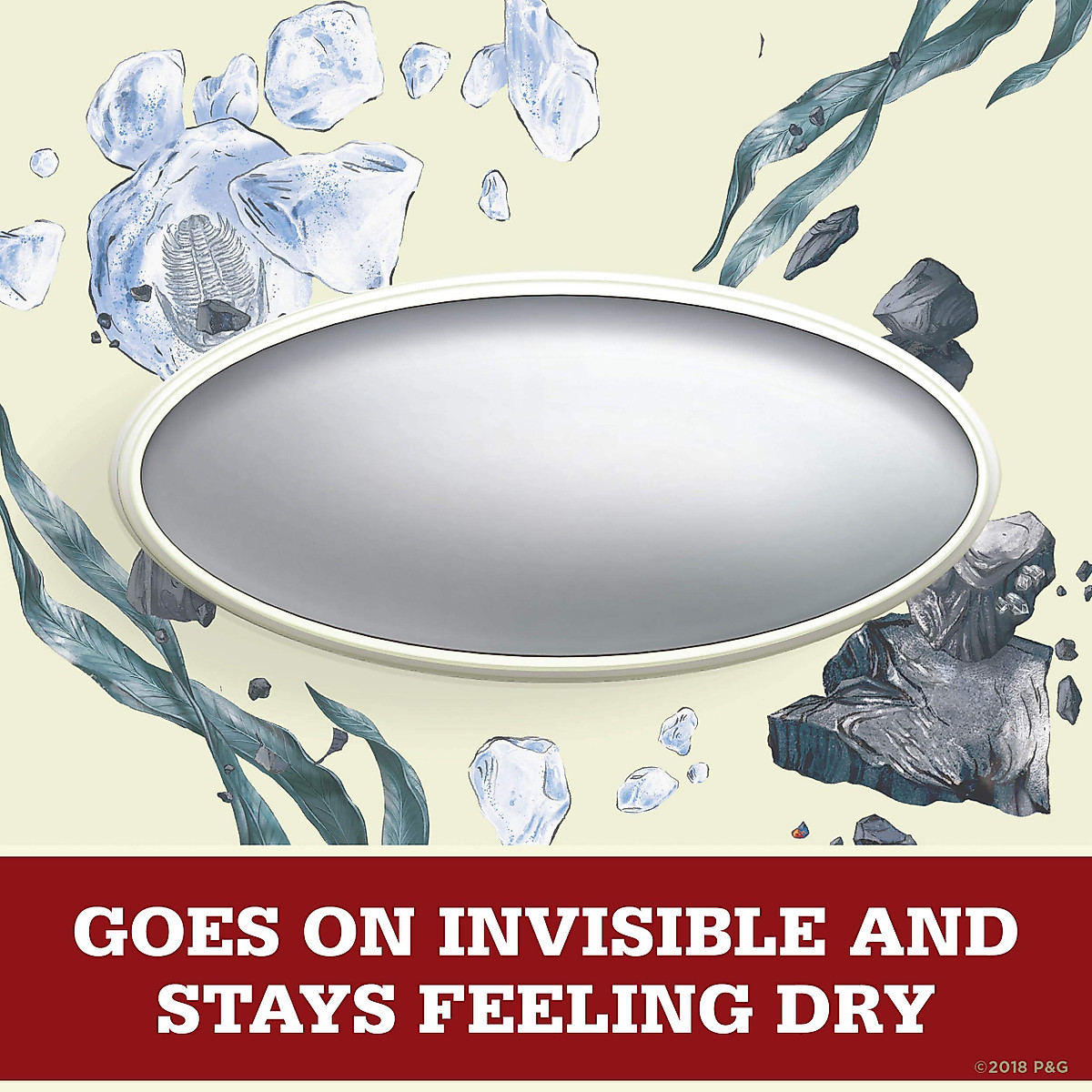 Old Spice Antiperspirant & Deodorant for Men, Invisible Solid, Volcano With Charcoal Scent, Inspired by Natural Elements, 2.6 Oz (Pack of 3)