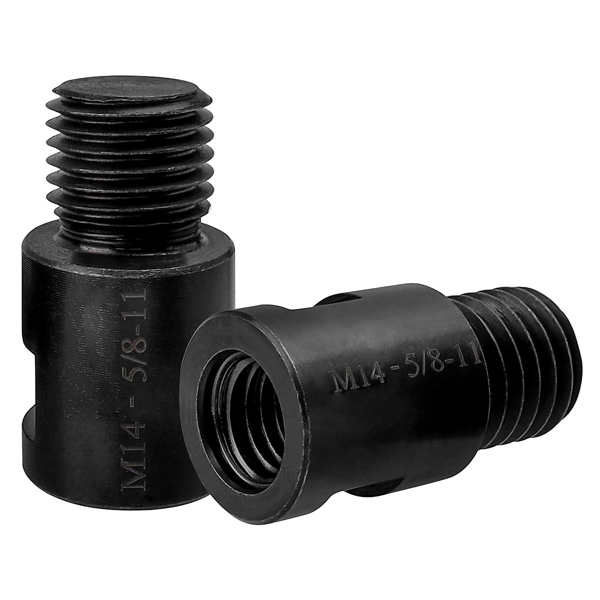 Yakamoz 2Pcs Angle Grinder Attachment M14 Female to 5/8"-11 Male Adapter Rotary Polisher M14 to 5/8"-11 Adaptor Converter Connecting Tool