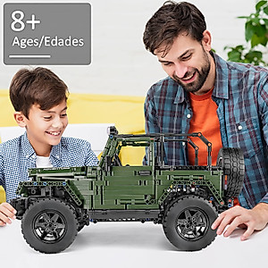 Mould King 13124 Off-Road Vehicle Building Kits, MOC Building Blocks Set Model to Build, Gift Toy for Kids Age 8+ /Adult Collections Enthusiasts(2096 Pieces, Static Versionl)