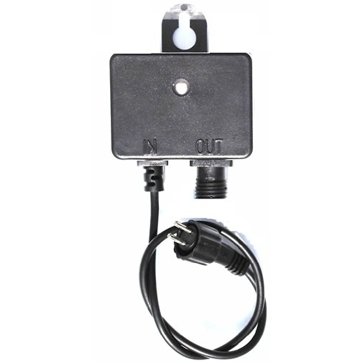 10 Pack White LED Light Deck Landscape Garden Lighting Kit with Transformer and Outdoor Photocell Dusk to Dawn Automatic Sensor