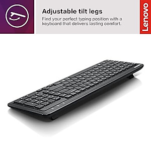 Lenovo 300 Wireless Keyboard, Black