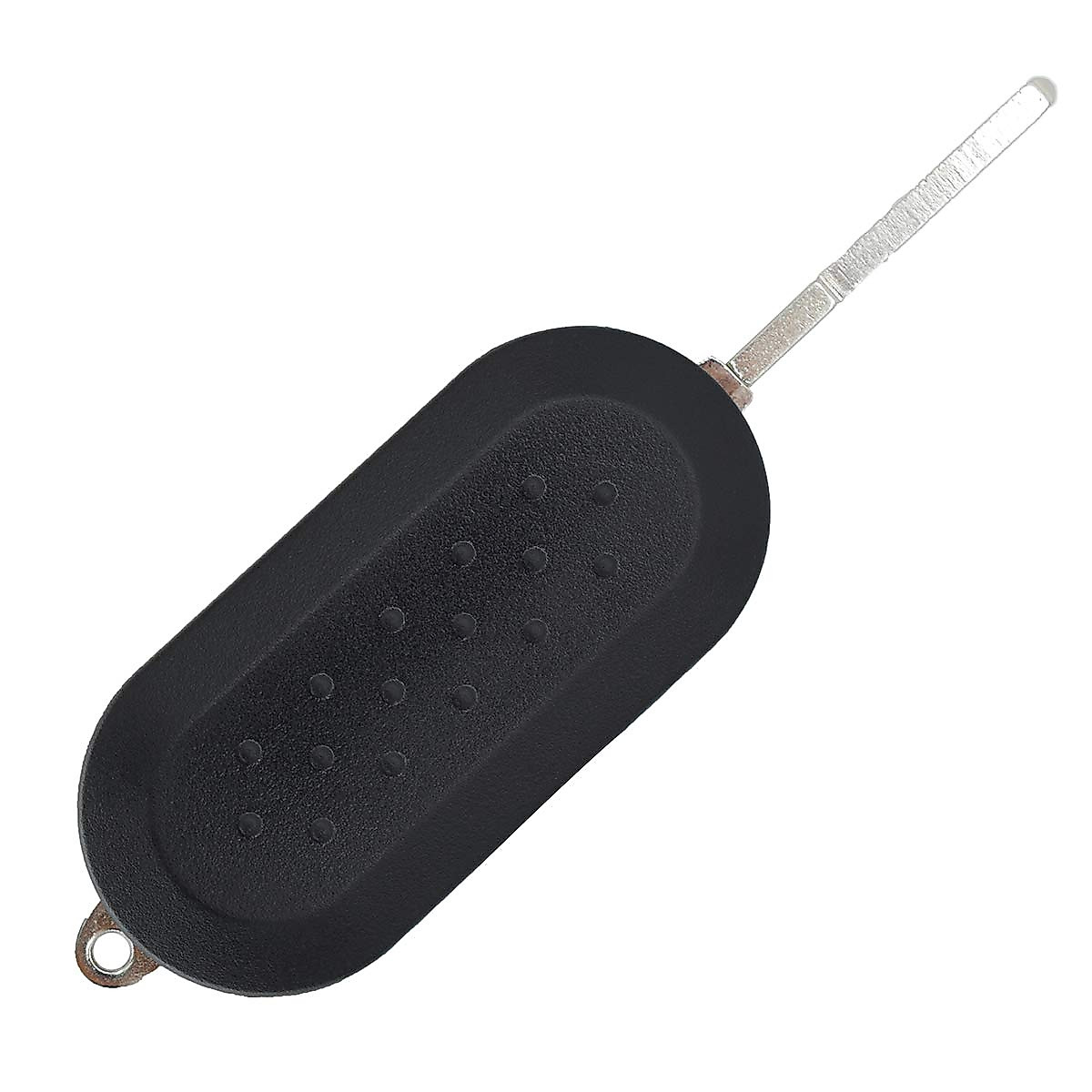 AUTOXBERT 3 Button Remote Car Key Shell Fob Case for Fiat 500 Abarth Panda Punto Bravo 2 Ducato Tipo Doblo 500x 500l 500e Freemont Boxer Relay Ypsilon Delta Musa Auto Uncut Blade