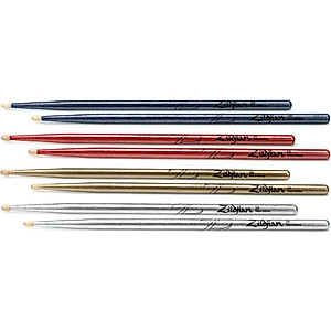 Zildjian Chroma 4 for 3 Drumstick Value Pack - 5A - Assorted Colors