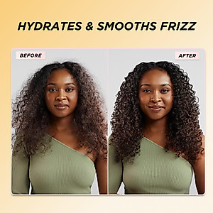 Gisou Honey Infused Hair Oil, Enriched with Mirsalehi Honey for Deep Nourishment, Hydration, Frizz Control, Heat Protection and Hair Shine, Hair Oil for Damaged Hair and Dry Hair (1.7 fl oz)