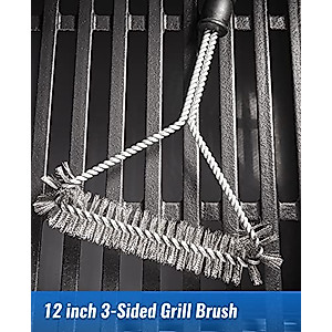 NUPICK Portable Grill Cover for Coleman Roadtrip LXX / LXE / 285 / 225 Grill, Waterproof and Windproof Small Grill Cover, Come with Grill Brush