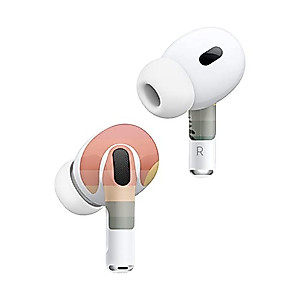 MightySkins (2 Pack) Skins Compatible with Apple AirPods Pro 2 - Sunset Forest | Protective, Durable, and Unique Vinyl Decal wrap Cover | Easy to Apply, Remove, and Change Styles | Made in The USA