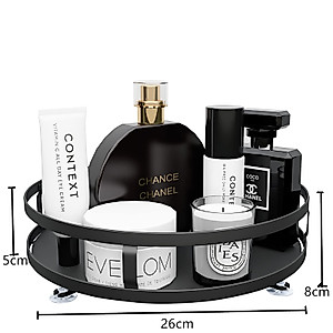 MAYAYOO Lazy Susan Turntable Organizer, 10 Inch Round Rotating Spice Rack for Cabinet, Kitchen, Pantry, Countertop, Refrigerator, Vanity, Bathroom