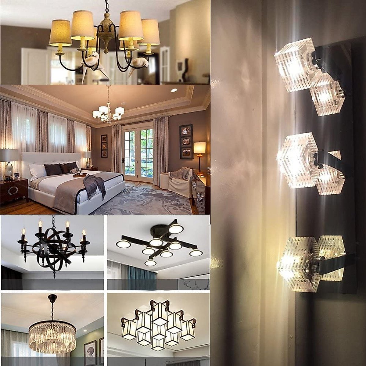 E14 led Light Bulb dimmable, e14 European Screw Base LED Light Bulbs 40 Watt Incandescent Bulb Equivalent, 4W T3/T4 European Base Replacement Omni-Directional,Warm White 3000k(5-Pack)