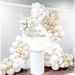 Dark Green White Balloon Garland Double Stuffed Balloons Different Sizes Latex Emerald Green Balloon Pastel Green Balloon Arch Kit for Birthday Baby Shower Christmas Safari Party decorations