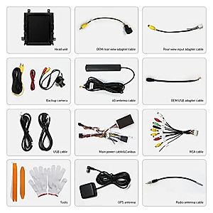 Car Radio for Cadillac Escalade 2007-2014, Android 12 Stereo 10.4inch Octa-Core 4+64G Wireless Carplay Android Auto 4G Network 5G WiFi DSP Bluetooth Steering Wheel Controls Free AHD Camera