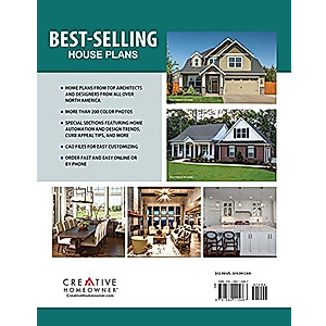 Best-Selling House Plans, Completely Updated & Revised 4th Edition: Over 360 Dream-Home Plans in Full Color (Creative Homeowner) Top Architect Designs - Interior Photos, Home Design Trends, and More