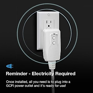 OVE Decors Yosemite Smart Toilet with Integrated Bidet Seat, Heated Seat with Auto Flush and Warm Water and Multi Function Remote Control, White