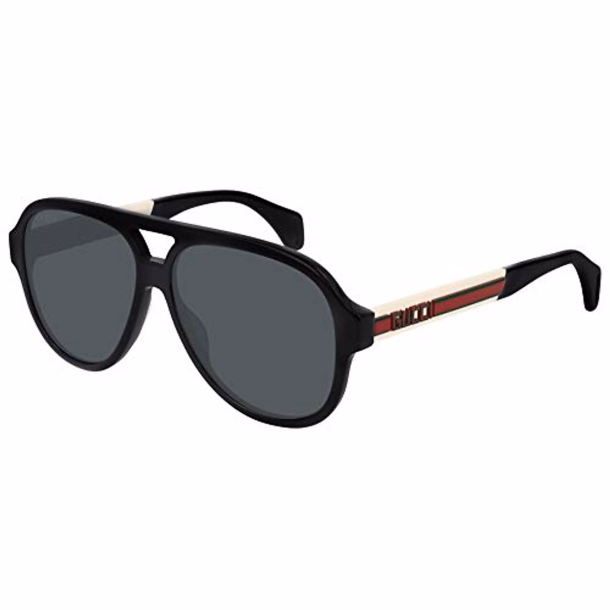 Sunglasses Gucci GG 0463 S- 002 BLACK/GREY WHITE, 58-13-150