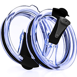 30 OZ - 2 Replacement Lids for Yeti Tumblers like Yeti Lids - 3.7 Inch Diameter - Spill Proof Lids for Yeti Tumblers - Tumbler Lid for Yeti Tumbler 30 oz, Tumbler Lids 30 oz Replacement Lid