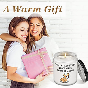 Get Well Soon Gifts for Women, Funny Get Well Gifts for Women After Surgery - Lavender Scented Candle, Feel Better Thinking of You Cheer up Gifts for Family Friend Coworker Men