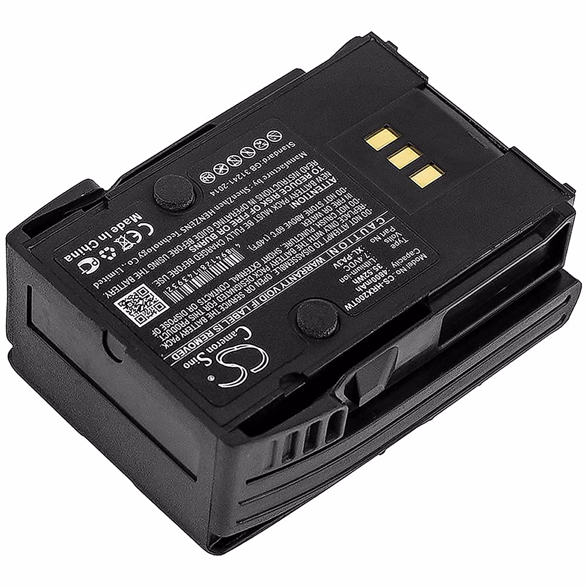 Replacement Battery for Harris XL-200P XL-185P XL-185Pi XL-200Pi,fits XL-PA3V 14035-4010-04