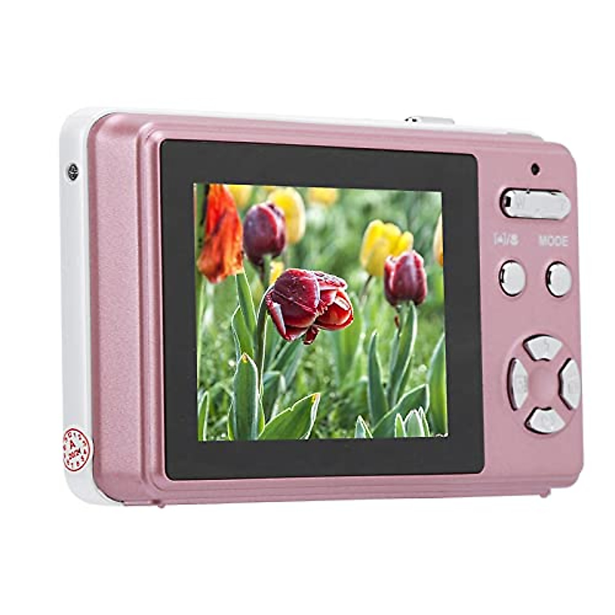 070 Camera Mini Portable 40MP Digital Camera 2.4 Inch IPS Screen Mini Video Camera with 16x HD Digital Zoom 32GB Video Camera (Pink)