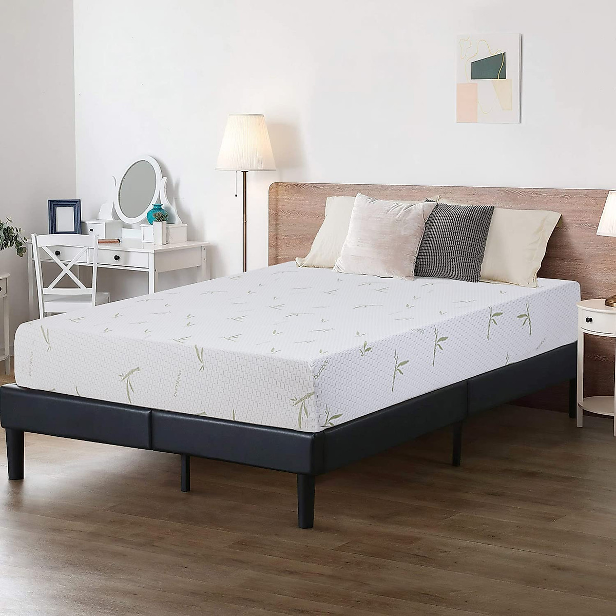 BestMassage 6 in Gel Memory Foam Mattress Mattresses for Cool Sleep & Pressure Relief,Medium Firm Mattresses CertiPUR-US Certified/Bed-in-a-Box,King