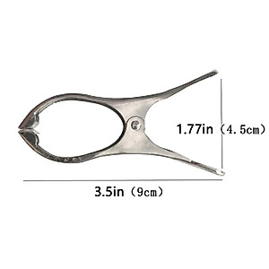 FOMMEN Metal ClothesPins,Row Cover Clips 20 Pack 3.5 Inch Stainless Steel Pool Towel Clips,Chair Clips for Beach Towels,Garden Clips，Greenhouse Clamps：Quilts, Blankets from Blow Away Or Decline