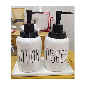 Ceramic Vanity Tray Small Rectangle, Bathroom Candle White Tray, Organizer for Candle, Soap, Jewelry, Perfume, Cosmetics Towel Holder for Decoration Bathroom, Kitchen, Counter, Restroom(Mid)