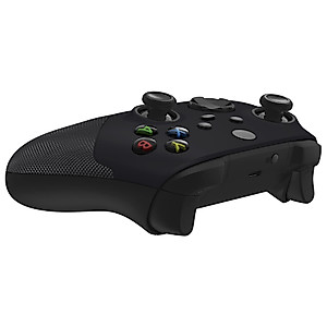 eXtremeRate ASR Version Redesigned Shell for Xbox Core Wireless Controller - Performance Rubberized Grip, Anti Sticks Rubbing Rings - Custom Faceplate for Xbox Series X & S Controller - Black