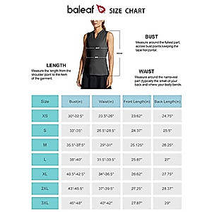 BALEAF Women's Sleeveless Golf Tennis Shirts Lightweight Quick Dry V-Neck Tank Tops Polo Black M